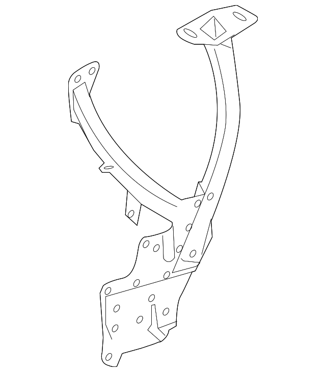 4H0-821-136-F - Fender Mtg Bkt 2011-2018 Audi | Audi OEM Parts