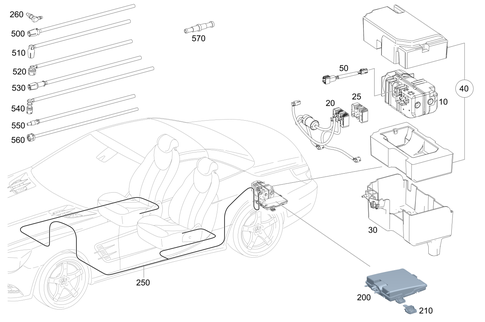 Vacuum Pump and Connector for 2014 Mercedes-Benz SL 550 | Mercedes-Benz ...
