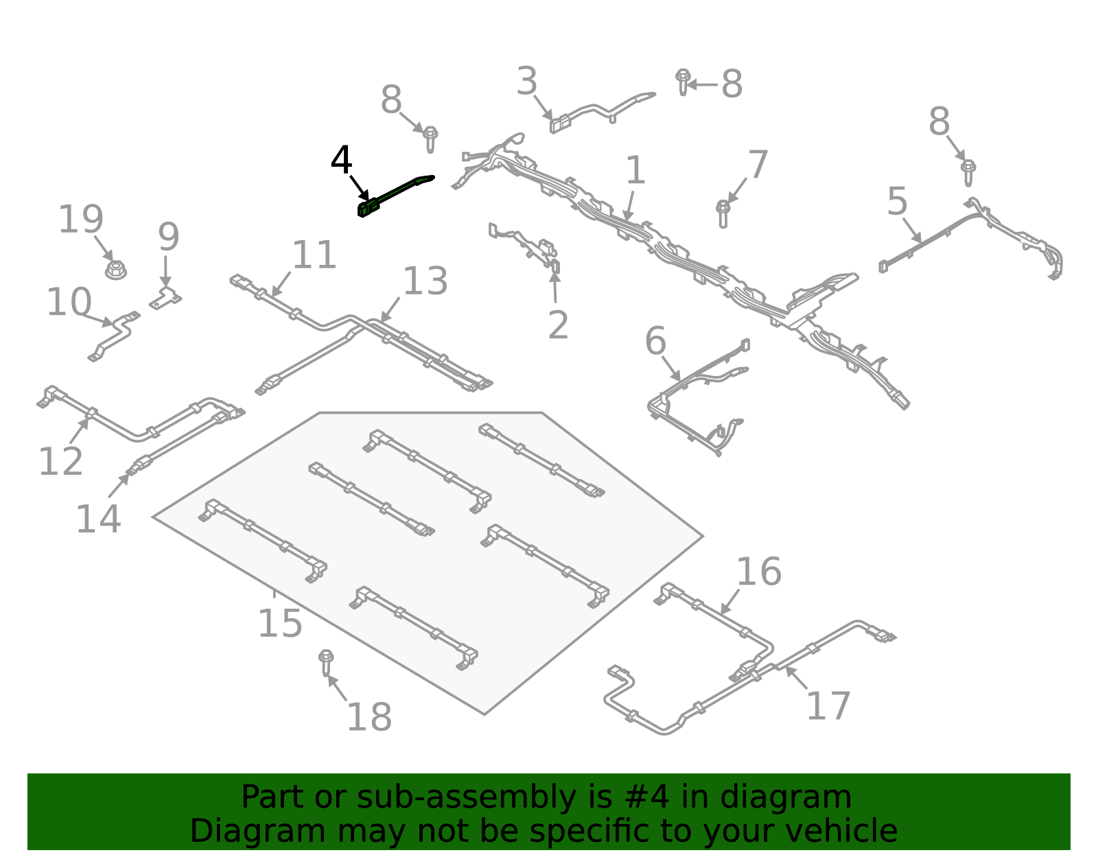 2021-2024 Ford Mustang Mach-E | Wire Harness | LJ9Z-14A411-H | Walls ...