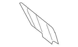 208-885-02-23 - Valance Panel Joint Cover 1998-2003 Mercedes-Benz ...