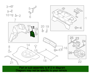 85753-2F010LK - Side Cover 2007-2009 Kia Spectra | Kia.Parts Store