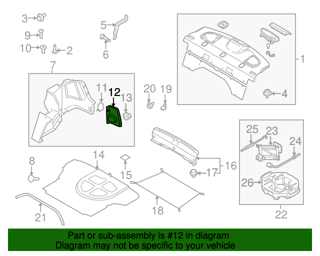 85753-2F010LK - Side Cover 2007-2009 Kia Spectra | Kia.Parts Store