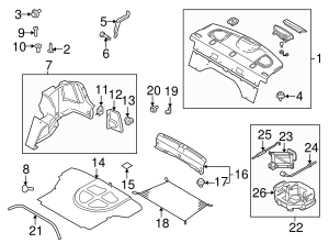 85753-2F010LK - Side Cover 2007-2009 Kia Spectra | Kia.Parts Store