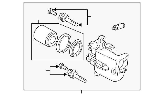 2005-2023 Mopar Caliper 68548609AA | Mopar Parts Canada