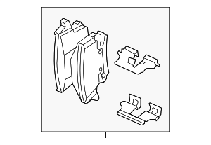 2005-2023 Mopar Brake Pads 05142561AC | Mopar Parts Canada