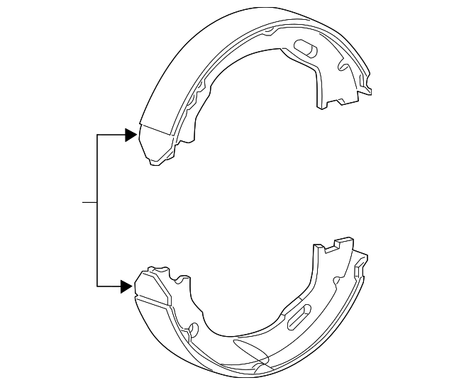 68020626AB - Park Brake Shoes - 2004-2021 Mopar | Mopar Parts Canada