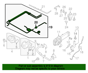 2009-2014 Volkswagen Vacuum Harness 03L-131-055-E | vwpartscente