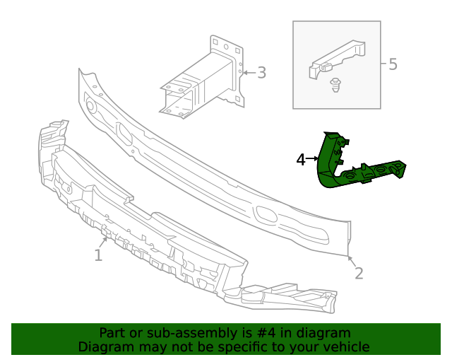 8W6-807-284 - Bumper Guide 2018-2024 Audi | AutoNationParts.com