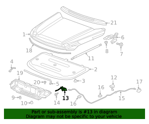 2020-2023 GMC Acadia Hood Primary and Secondary Latch 84855767 ...