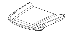 2020-2023 GMC Acadia Hood 84922346 GM | GMPartsDirect.com