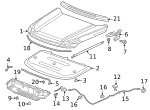 2020-2023 GMC Acadia Nightrider Chrome Hood Front Molding 84750463 GM ...