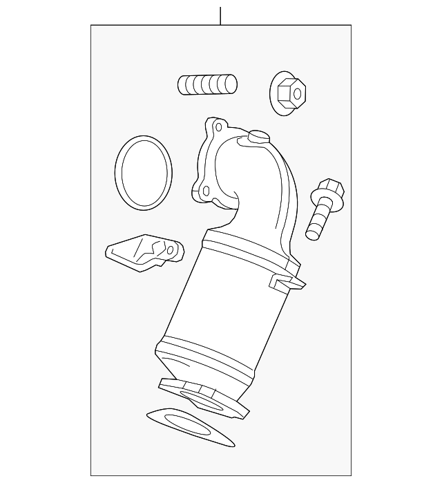 2013-2018 GM Warm Up Three-Way Catalytic Converter Kit 19420223 GM ...