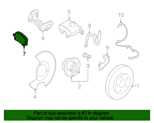 Front Disc Brake Pad Set 85138423 | GM Parts Center
