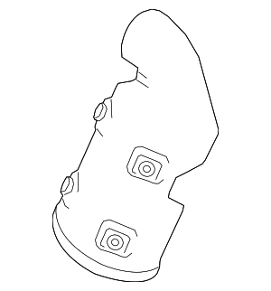 2016-2022 GM Catalytic Converter Heat Shield 12673191 | GMPartsDirect.com