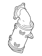 2018-2020 GM Warm Up 3-Way Catalytic Converter #12666605 19420236 ...