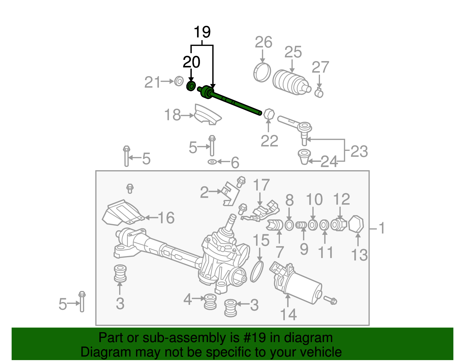 53010-TK6-A02 - 2009-2013 Honda Fit - End Rack | Genuine Honda Parts