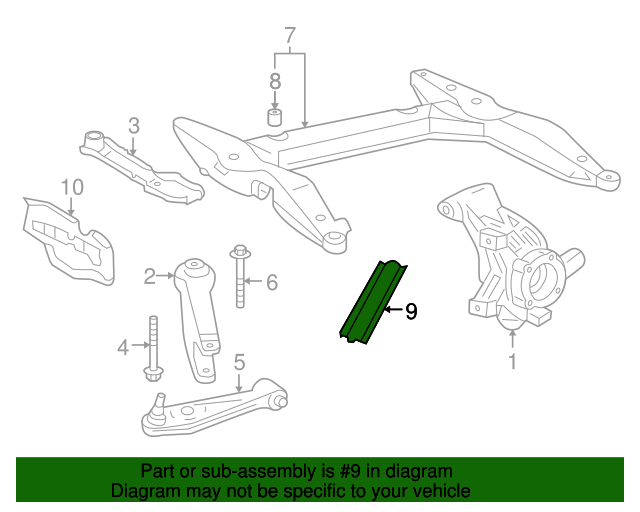 Genuine Porsche 997-504-433-01 |Support Brace | FREE Shipping on Most ...