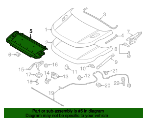 Genuine OEM Insulator Part# LR116633 Fits 2012-2019 Land Rover Range ...