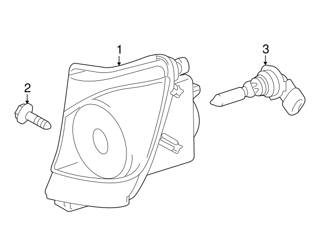 2006-2010 Lexus Fog Lamp Assembly 81221-53290 | OEM Parts Online
