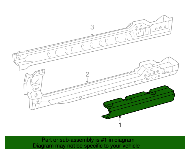 61412-06020 - Outer Rocker Panel - 2000-2003 Toyota Solara | DiscMonster