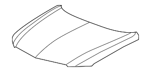 2020-2025 Cadillac XT6 Hood 84931160 GM | GMPartsDirect.com