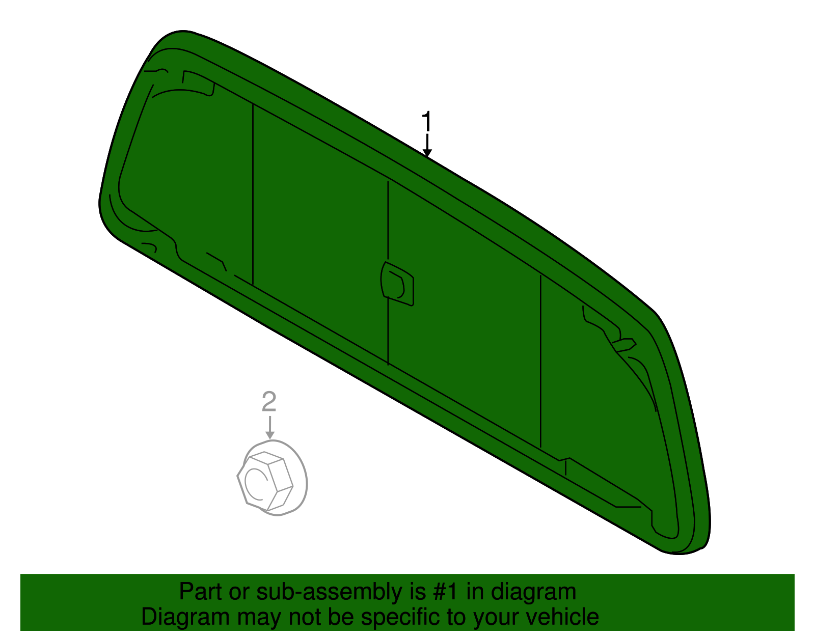 2005-2018 Toyota Tacoma Back Glass 64810-04121 | OEM Parts Online