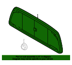 64810-04111 - Back Glass 2005-2023 Toyota Tacoma | Longo Toyota Parts