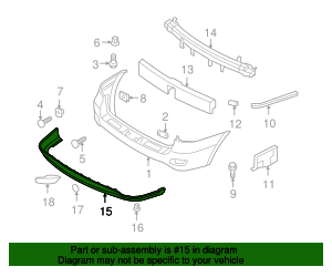 2010-2012 Hyundai Santa Fe Lower Cover 86612-0W700 | OEM Parts Online