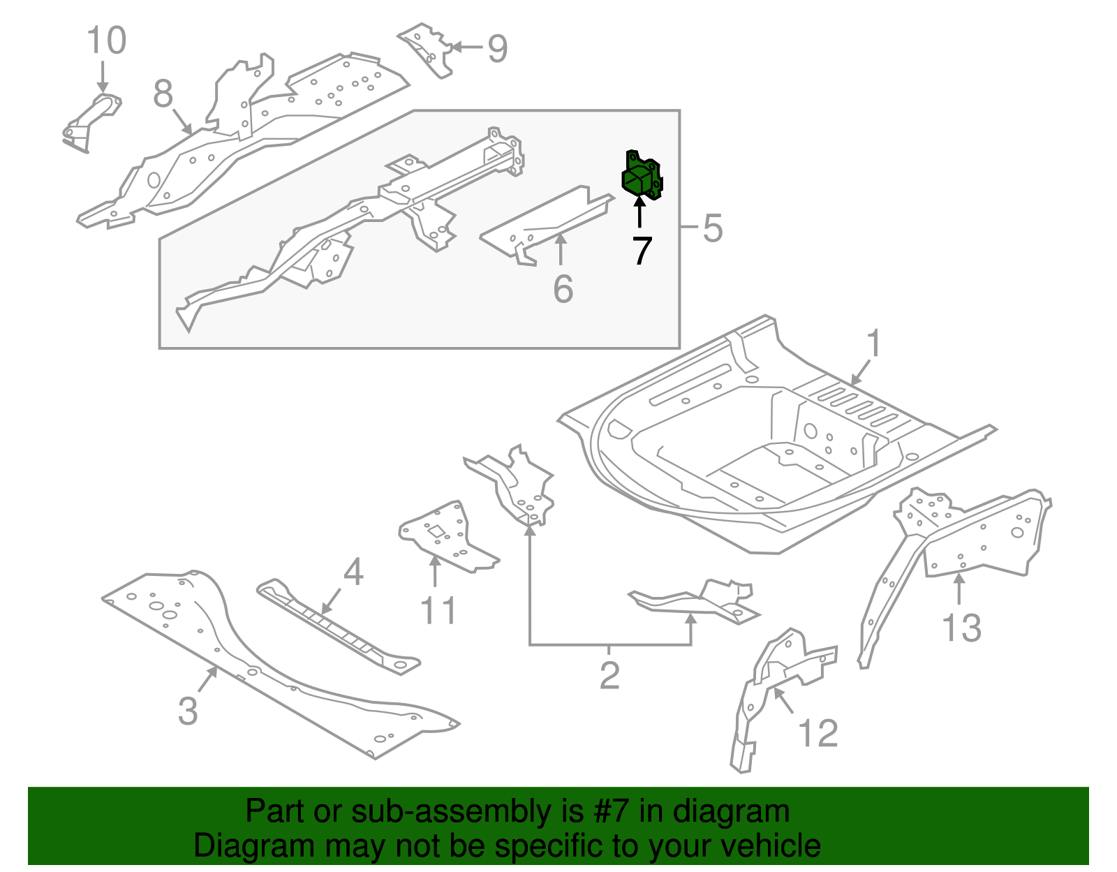2016-2023 Jaguar Bumper Bracket T2H35815 | JaguarParts.com