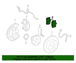 04465-30510 - Disc Brake Pad Set 2013-2020 Lexus | AutoNationParts.com