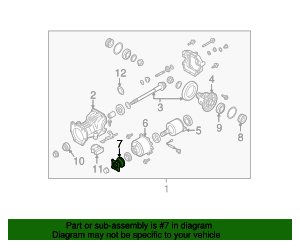 2003-2017 Nissan Companion Flange 38210-CA060 | Nissan Parts ...