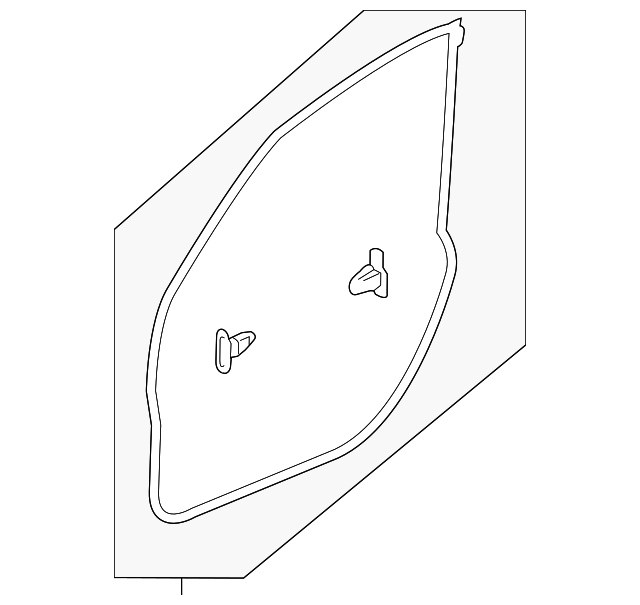 2019-2021 Subaru Forester Door Weather-Strip - Passenger Side (RH ...