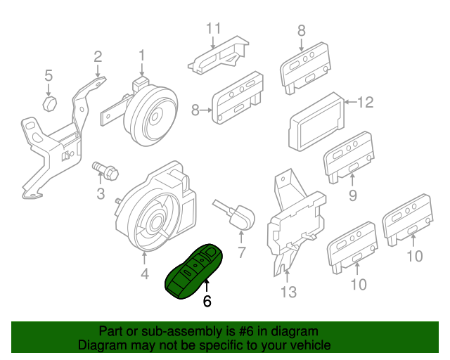 V04-015-001-CP - Keyless Entry Transmitter 2011-2024 Porsche ...
