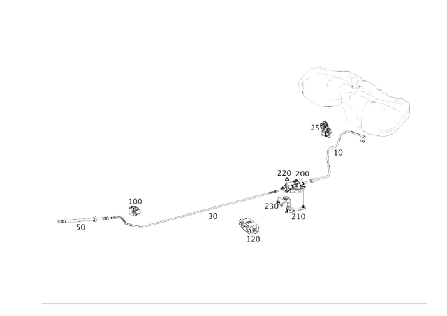 2008-2018 Mercedes-Benz Fuel Line 204-470-14-24 | Mercedes-Benz Parts
