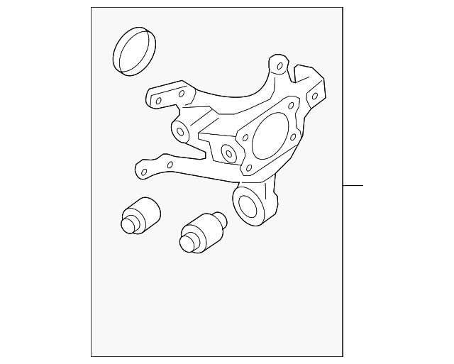 52710-2H000 - Knuckle - 2007-2012 Hyundai Elantra | World OEM Parts Hyundai