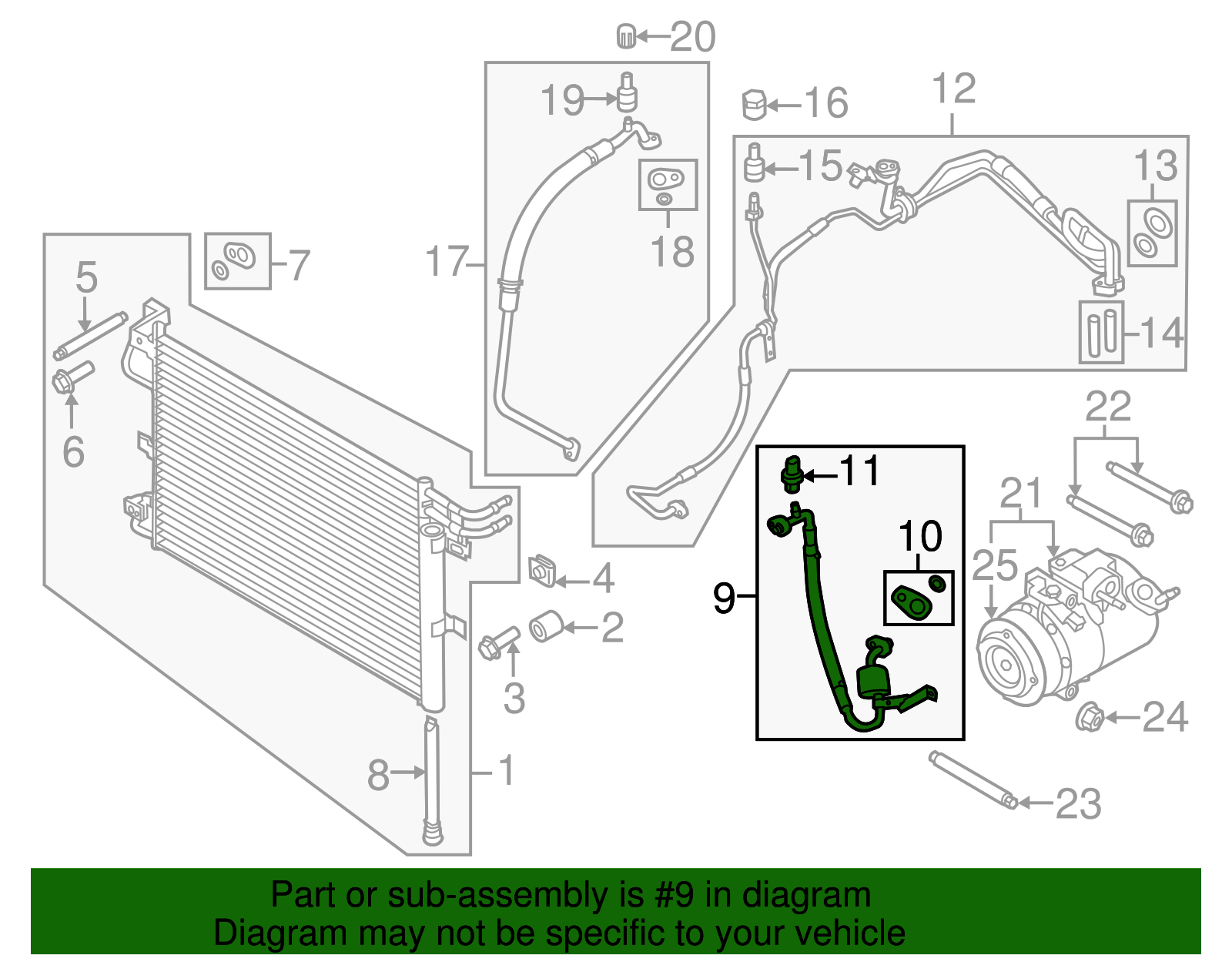 FB5Z-19972-A - Discharge Hose 2016-2019 Ford Explorer | Big 3 Auto Parts