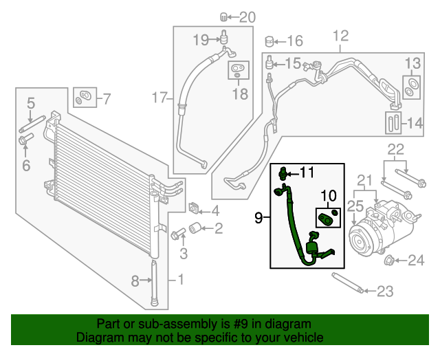 2016-2019 Ford Discharge Hose FB5Z-19972-E | QuirkParts