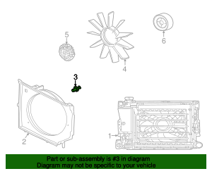 17111712963 - 1992-2010 BMW Fan Shroud Rivet (17-11-1-712-963) | BMW of ...
