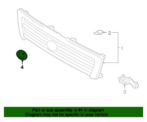 1992-2000 Toyota Grille Emblem (Front) 75311-35090 | Toyota Parts Center