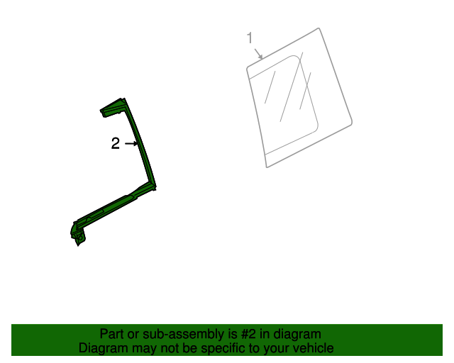 51-76-7-167-232 - Door Glass Seal 2008-2014 Mini Cooper ...