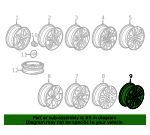 2019-2025 Chevrolet Malibu F Wheel 84898709 GM | GMPartsDirect.com