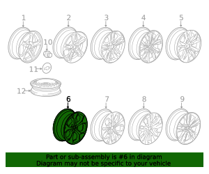 2019-2024 Chevrolet Malibu Wheel, Alloy 84434570 GM | GMPartsDirect.com