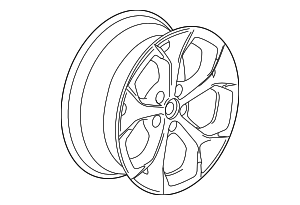 2019-2024 Chevrolet Malibu Wheel, Alloy 84434570 | GMPartsDirect.com