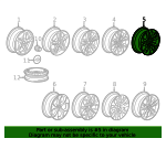 2016-2022 Chevrolet Malibu Front and Rear Wheel 22969723 GM ...