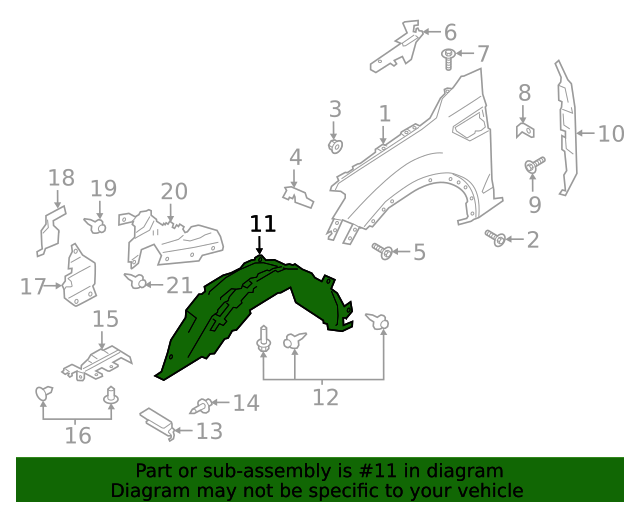 Ford Dealership 2019-2023 Ford Ranger Fender Liner KB3Z-16103-F | Ford ...