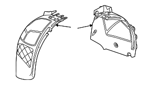22970859 - OEM GM Fender Liner | GMPartsCenter.net | GM Parts Center