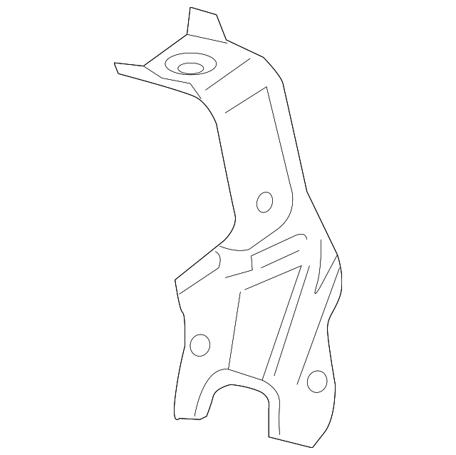 13224242 - Passenger Side Front Fender Bracket 2012-2017 Buick Regal ...