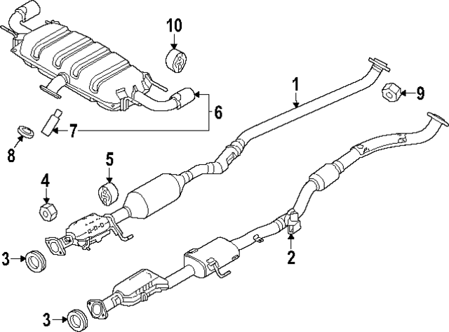 2023 Mazda CX-5 Catalytic Converter PYFA-20-55XB | TascaParts.com