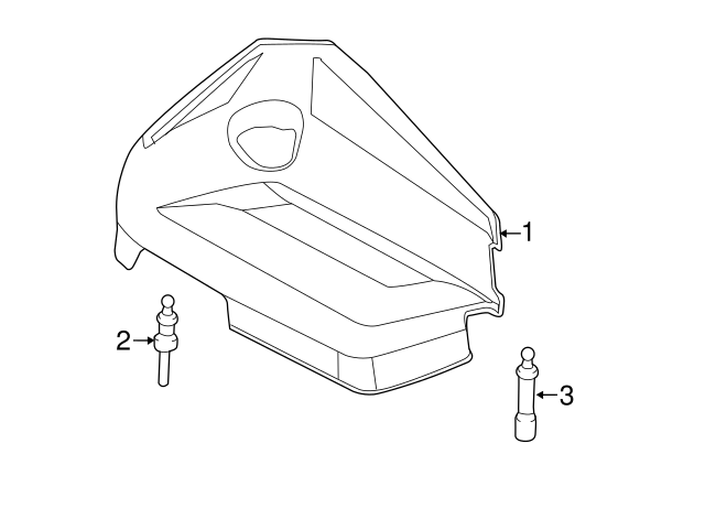 Ford Dealership 2014-2018 Ford Fusion Engine Cover DS7Z-6A949-H | Ford ...