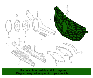 292-885-00-54 - Grille Assembly 2016-2019 Mercedes-Benz | Mercedes-Benz ...